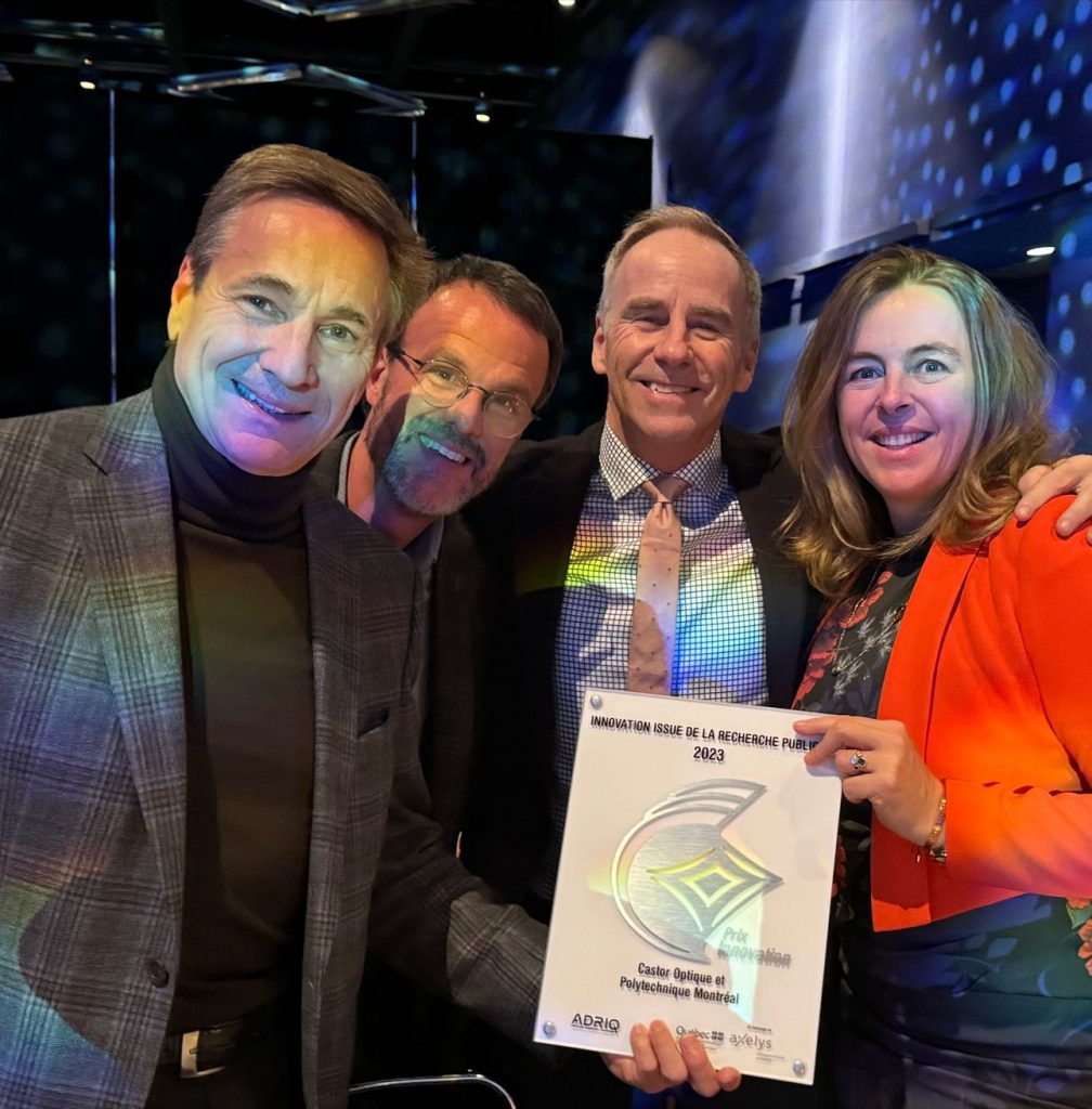 Nicolas Godbout, Caroline Boudoux and the Castors optics startup ...